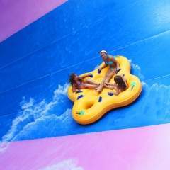 Zinga - World's 1st Giant Half Pipe Water Slide | Splashin' Safari